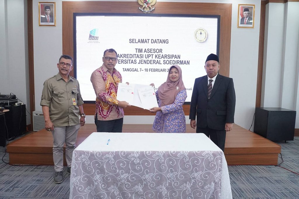 UPT Kearsipan Unsoed terima kunjungan tim Asesor ANRI – UPT KEARSIPAN ...